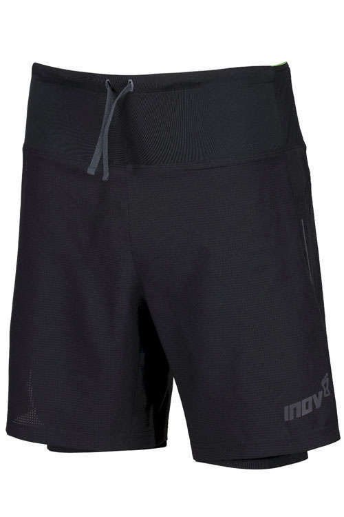 Spodenki do biegania męskie INOV-8 TRAILFLY ULTRA 7" 2IN1 41714 - Sklep turystyczny Sewel.pl